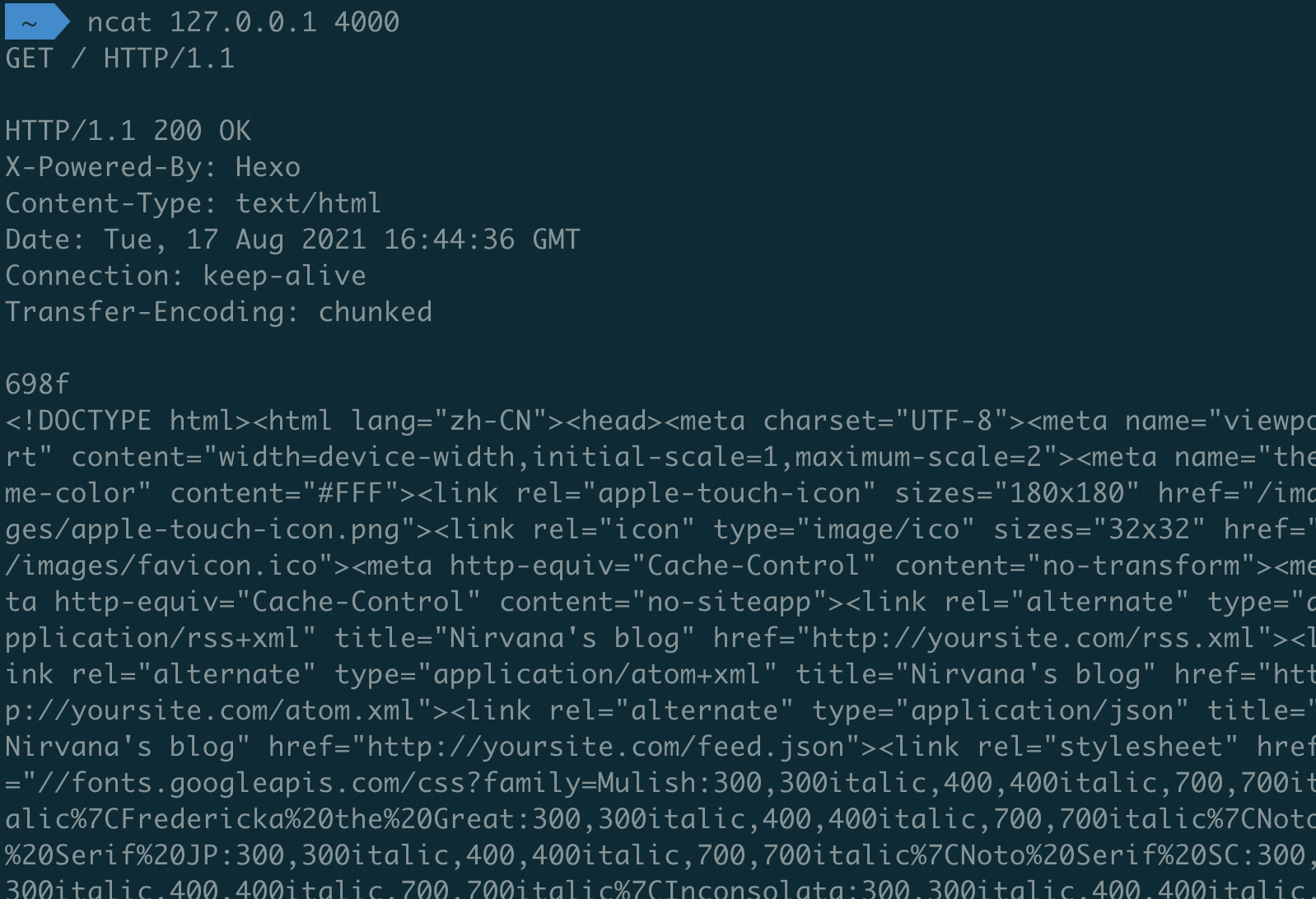 ncat 指令 - linux | 梧——Nirvana's blog